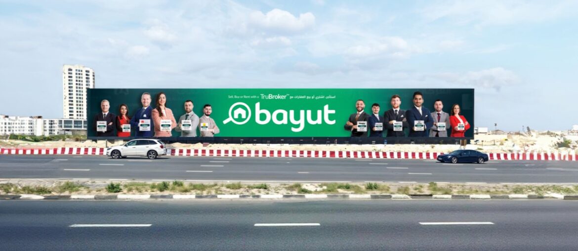 Bayut's TruBroker™ Billboard on Umm Suqeim Street - MyBayut
