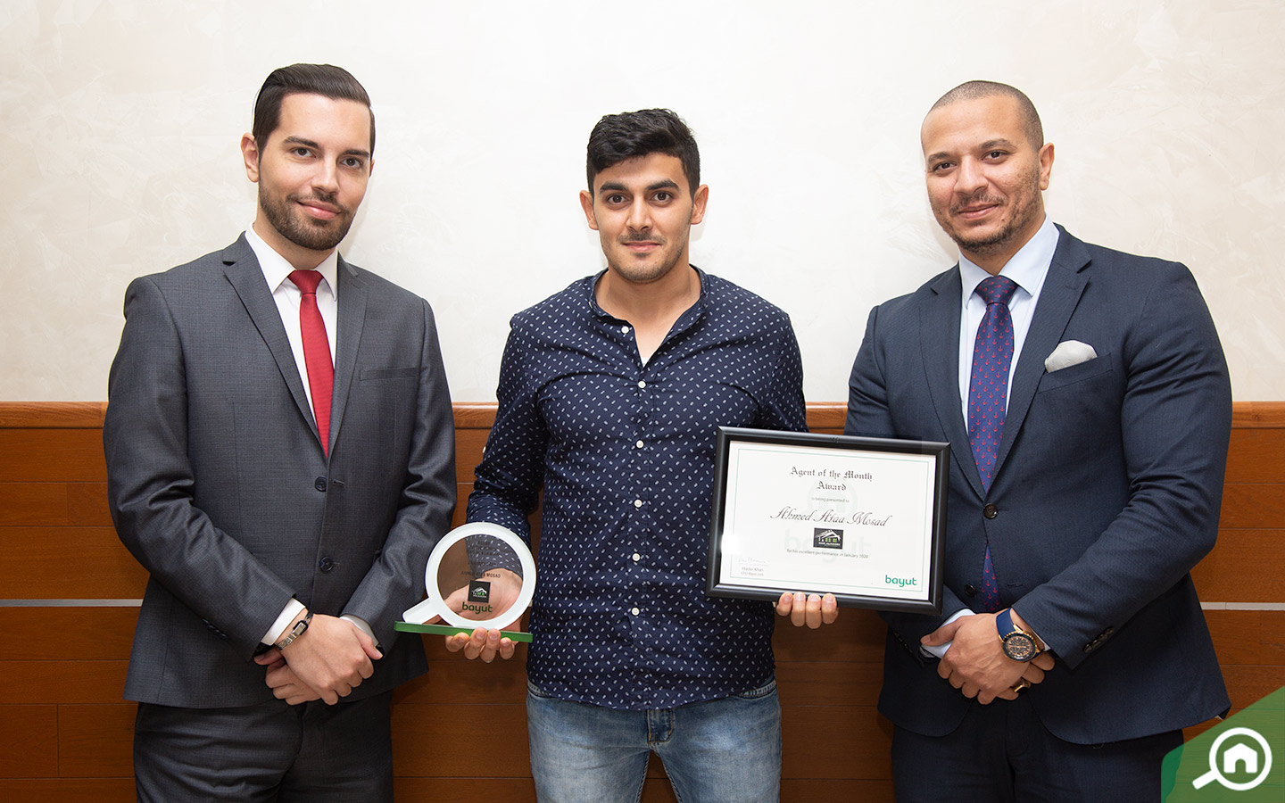 Award for the Top Real Estate Agency In RAK Jan 2020 - MyBayut