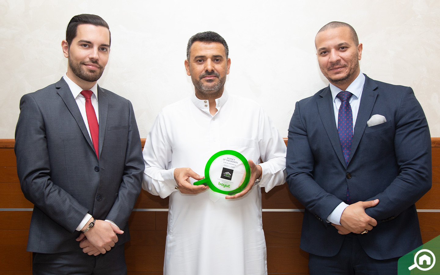 Award for the Top Real Estate Agency In RAK Jan 2020 - MyBayut