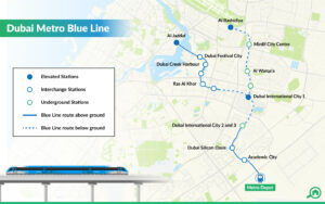 Dubai Metro Blue Line: Routes, Stations, Plans & More - MyBayut