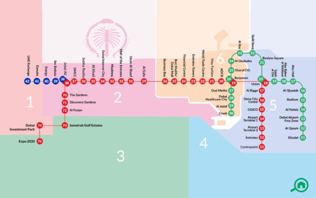 Dubai Metro - A Complete Guide: Map, Timings, Stations & More - MyBayut
