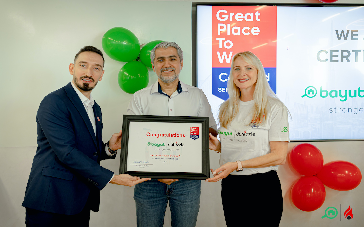 Bayut & dubizzle is Great Place to Work Certified! - MyBayut