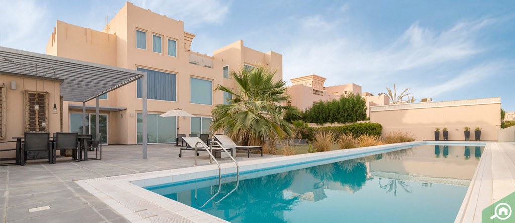 Luxury 5-bedroom Upgraded Villa For Sale in Al Hamra Village - MyBayut