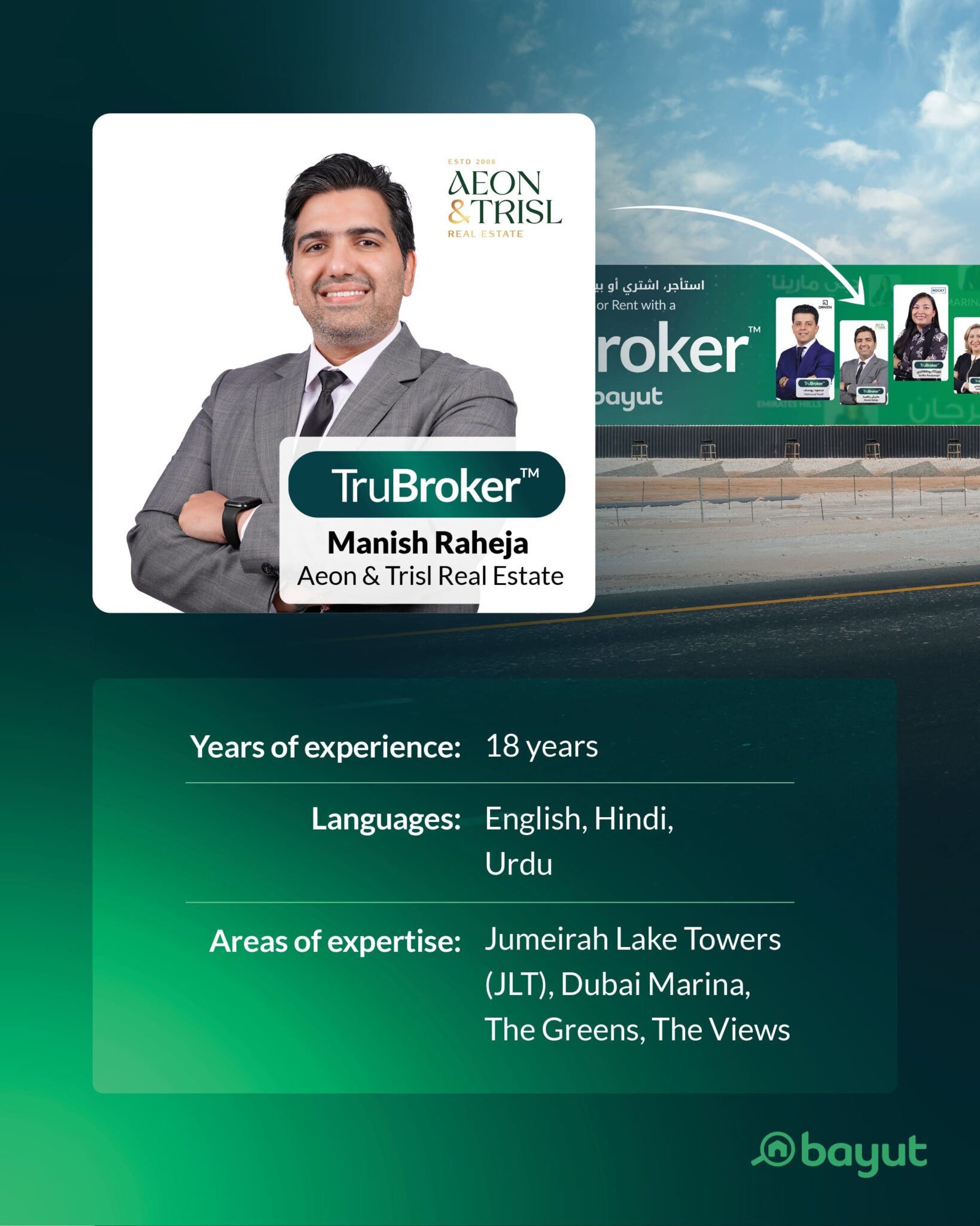TruBroker™s Featured on Iconic Dubai Billboard - MyBayut