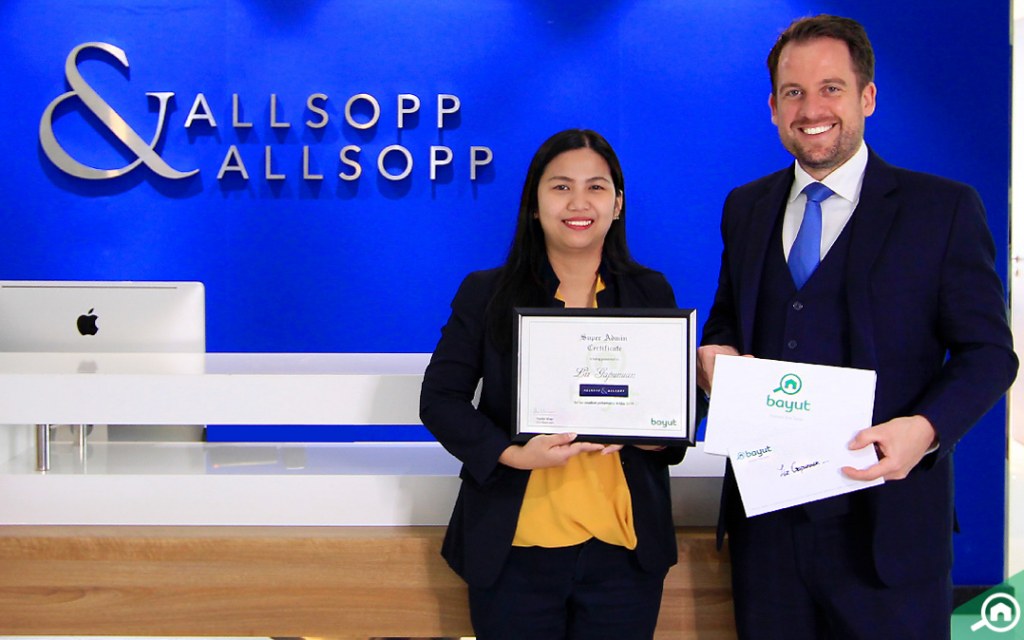 Allsopp & Allsopp Wins Top Real Estate Agency In Dubai Award - MyBayut