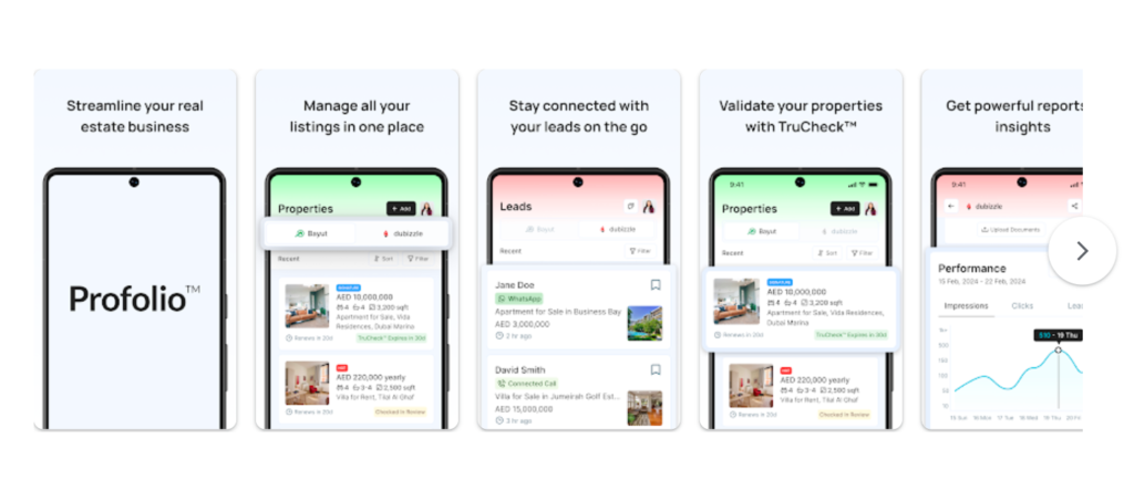 All About Bayut Features and Profolio™ App - MyBayut