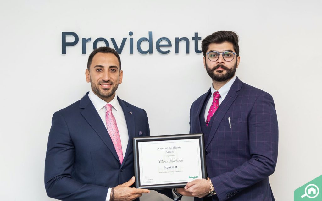 Provident Real Estate Wins Bayut Awards for October 2019 - MyBayut